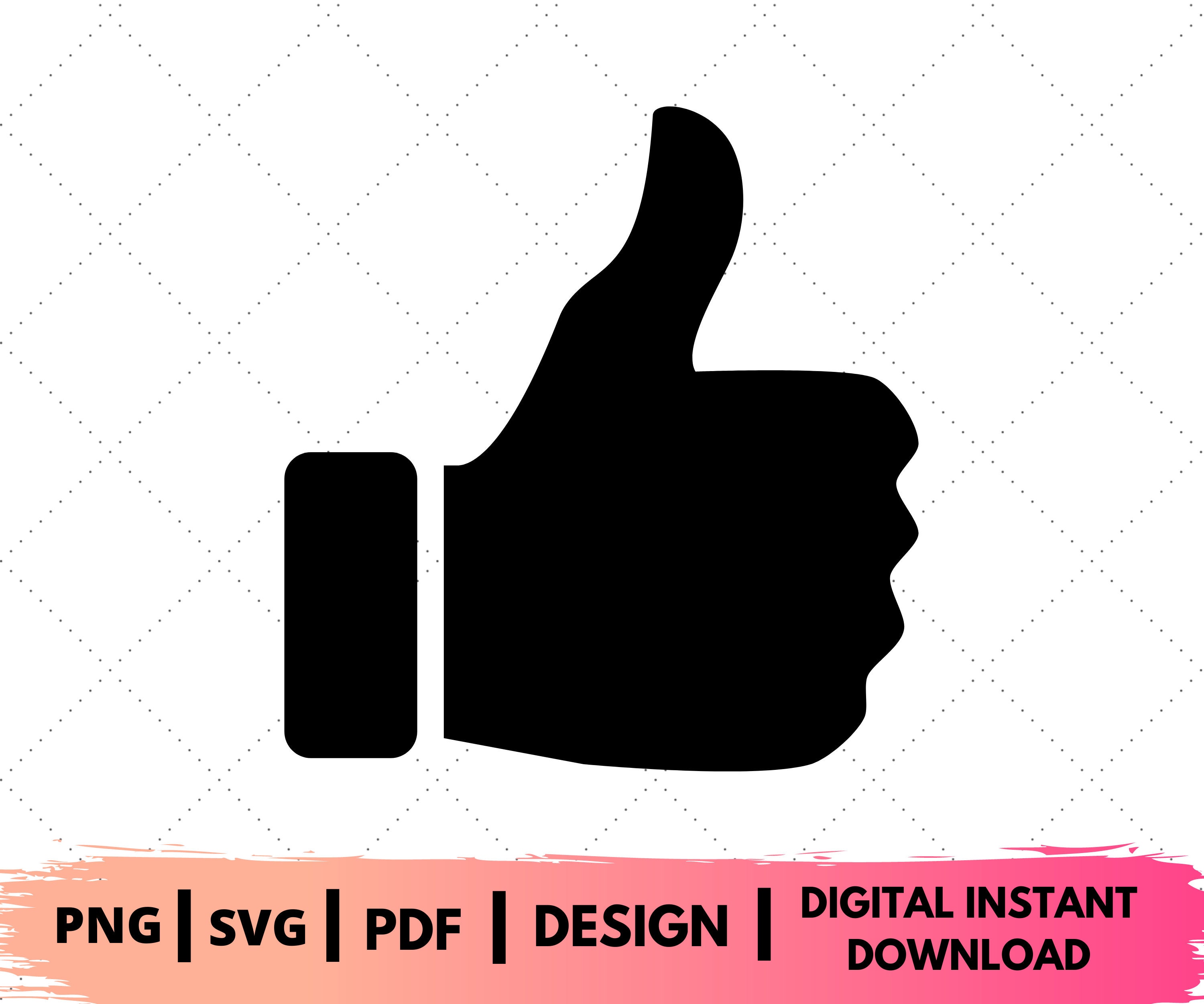 Thumbs up Svg Like Icon Svg Thumbs Svg - Etsy