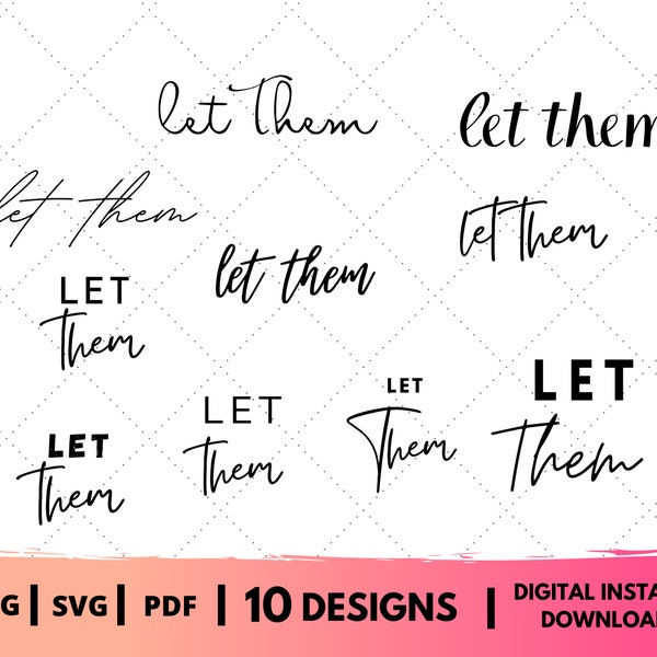 Let Them Tattoo - Etsy