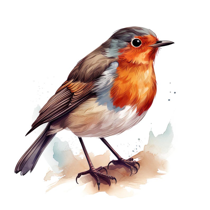 Christmas Robins 6 SVG PNG JGP Instant Digital Download Handmade ...