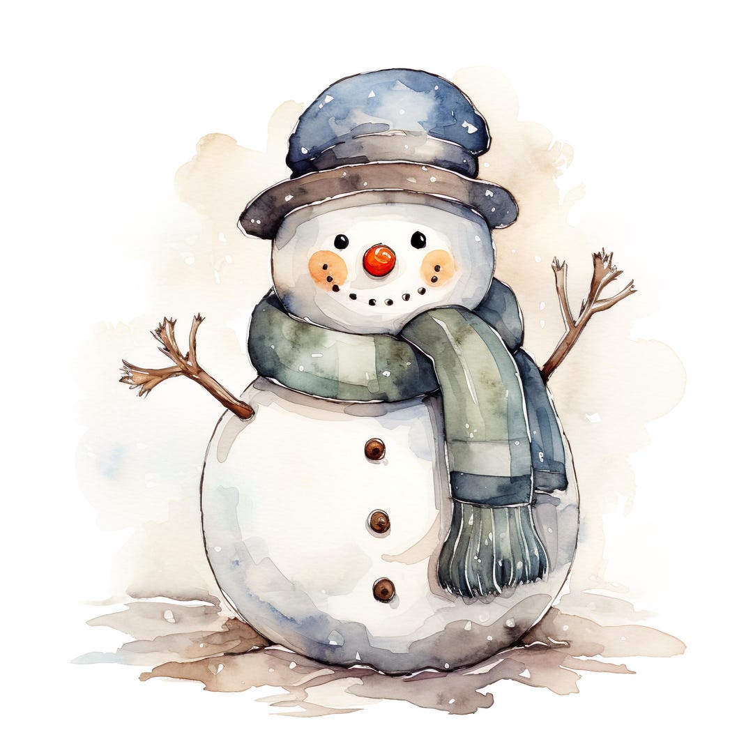 Christmas Snowman 7 Snowmen- SVG PNG JGP Instant Digital Download ...