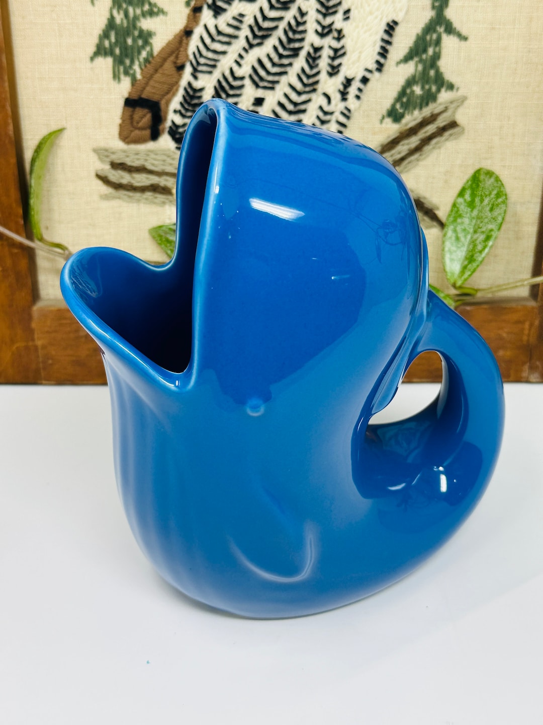 Blue Gluggling Whale Pitcher Like Gurgle Pot 2015 Gift - Etsy