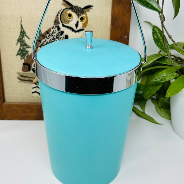 Turquoise Ice Bucket - Etsy