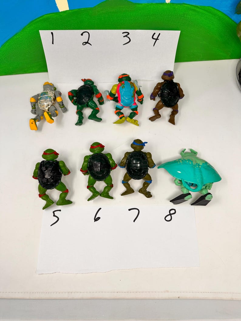 Vintage Teenage Mutant Ninja Turtles (TMNT) Figures (1980s) - Etsy