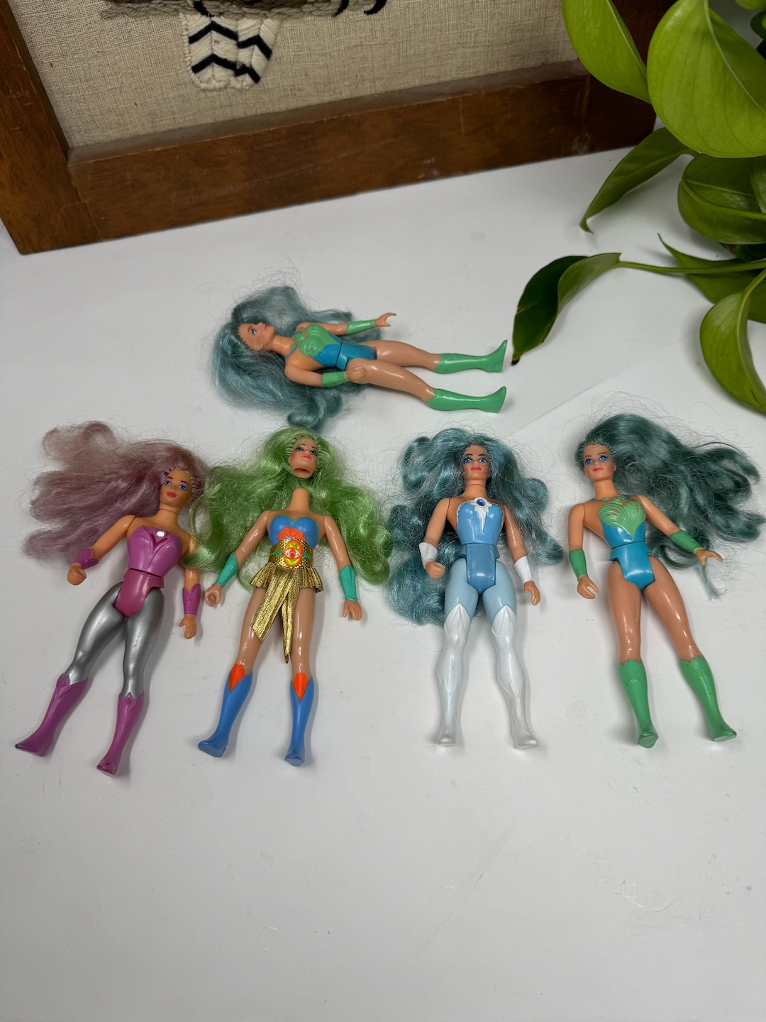 Set of Assorted She-ra Figurines / Dolls - Mattel - Shera - Mermista ...