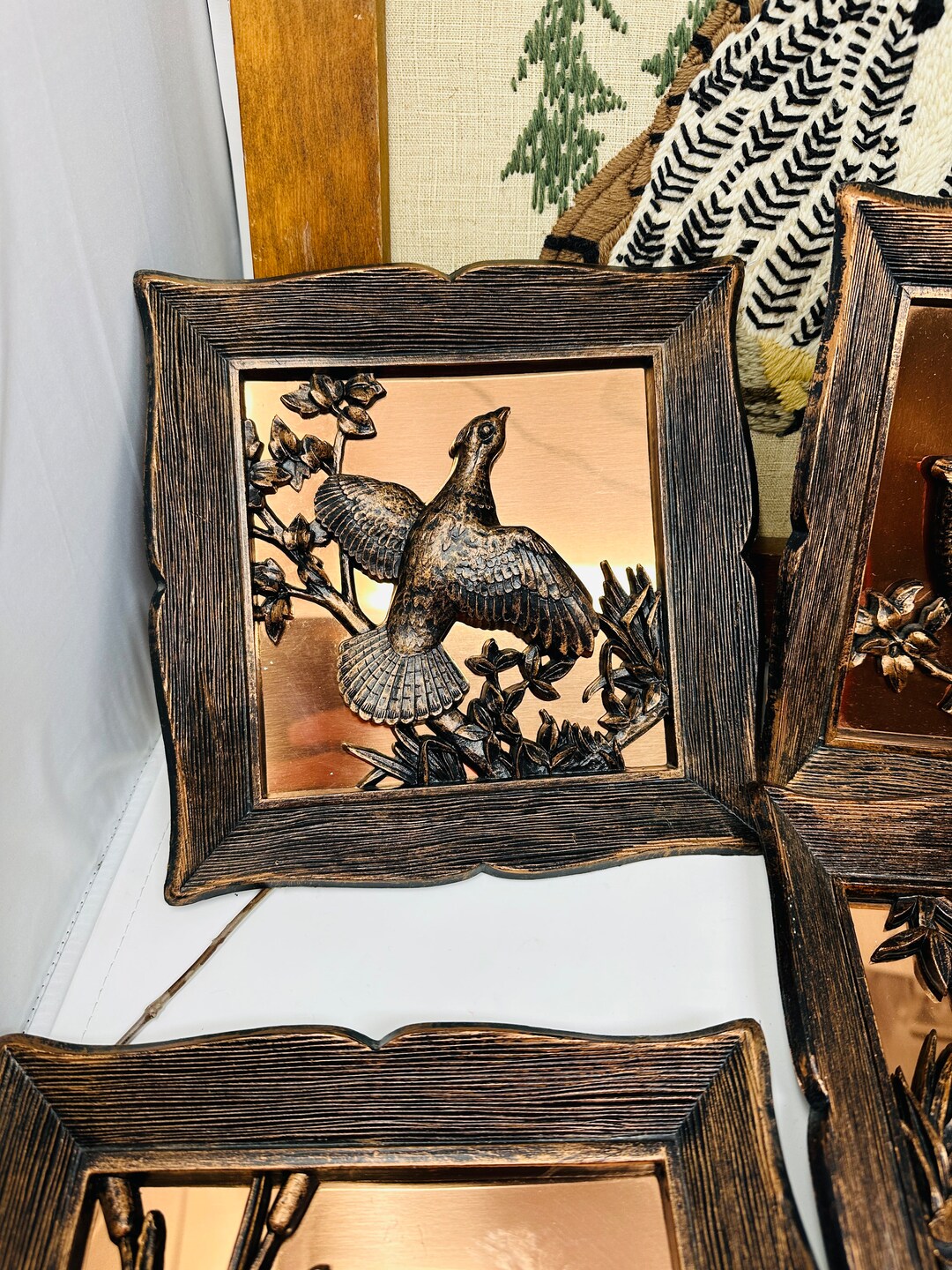 Coppercraft Guild Game Bird Copper Wall Plaques - Set of 4 - Etsy