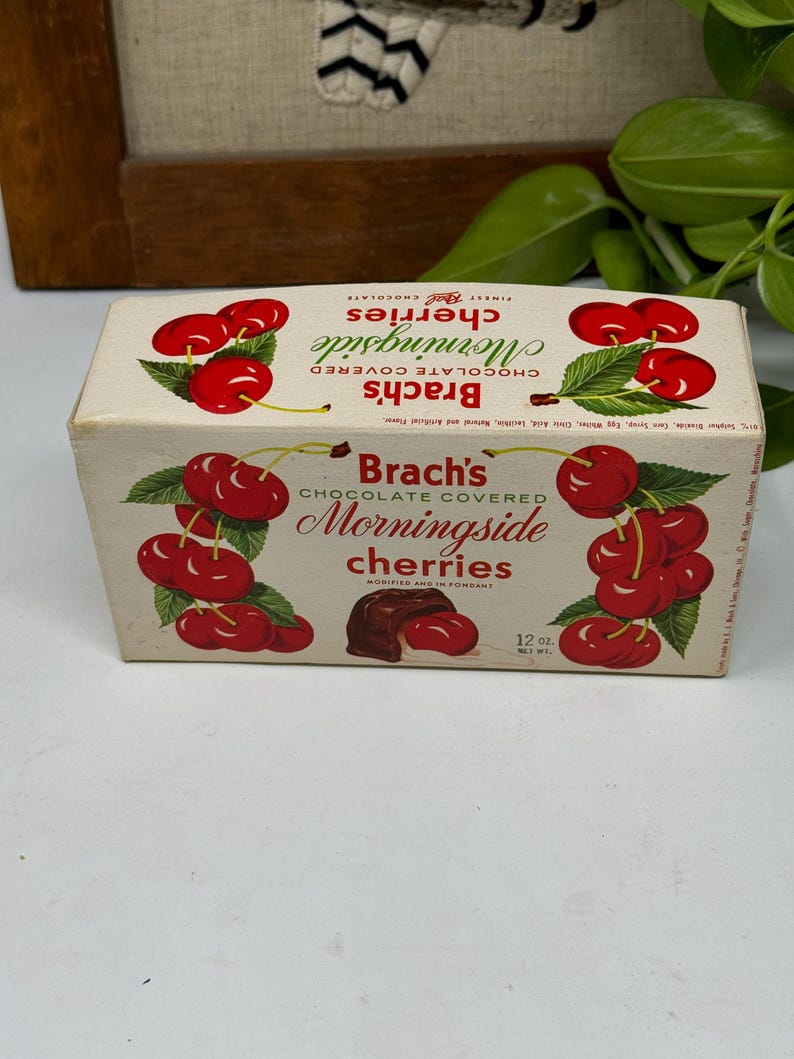 Vintage Brach's Morningside Chocolate Covered Cherries Box - Etsy