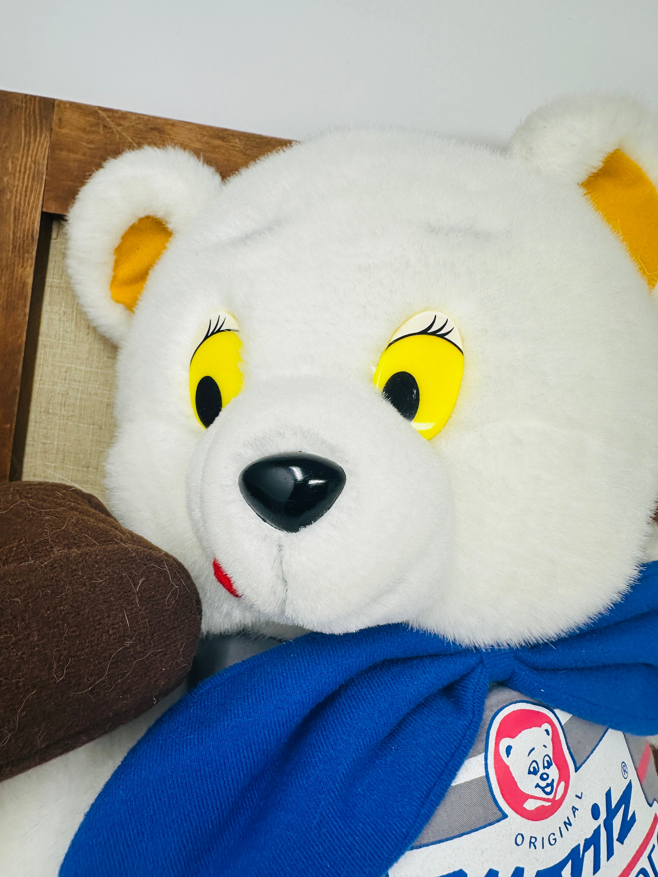 RARE Original Moritz Icy Squares Stuffed Bear Plush. LARGE Plush Toy ...