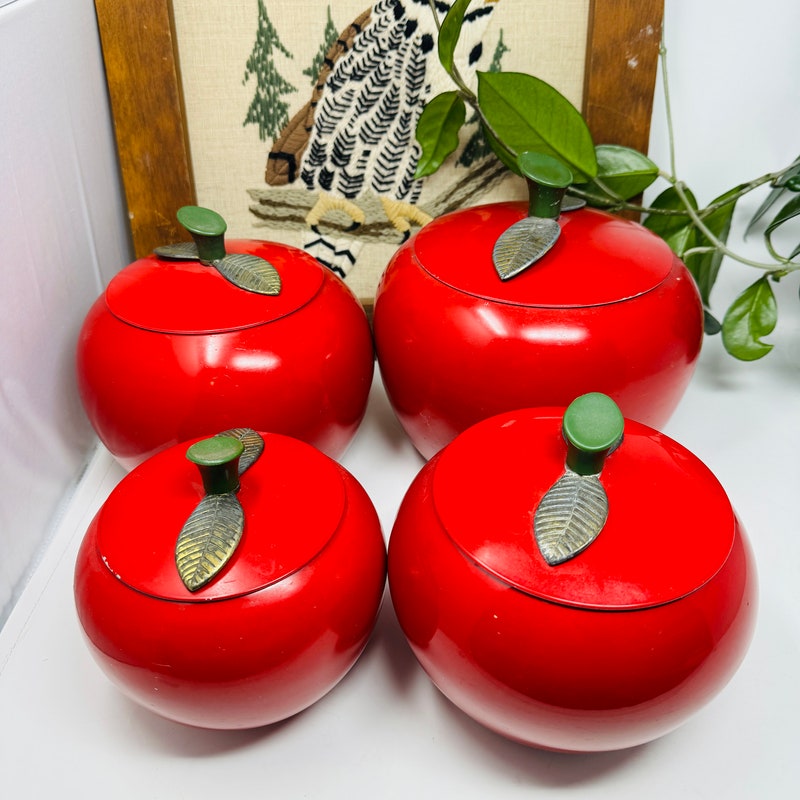 Apple Canisters - Etsy