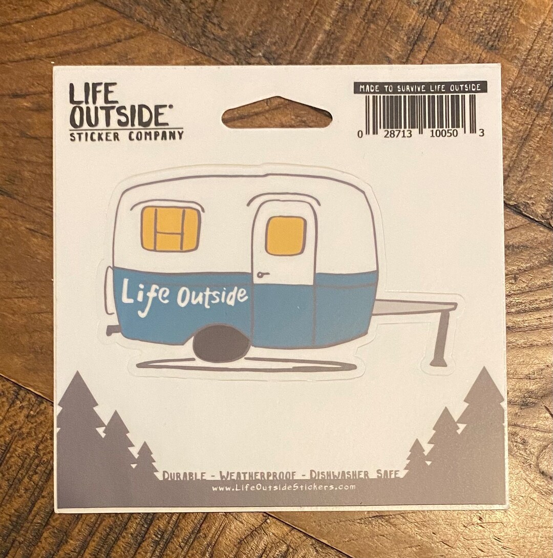 Vintage Camper Sticker for Water Bottle, Laptop, or Coolers! - Etsy