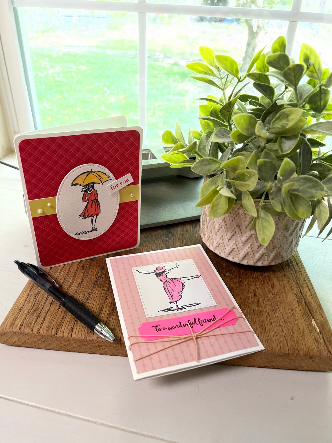 All Occasion Blank Notecards: Women Theme - Etsy