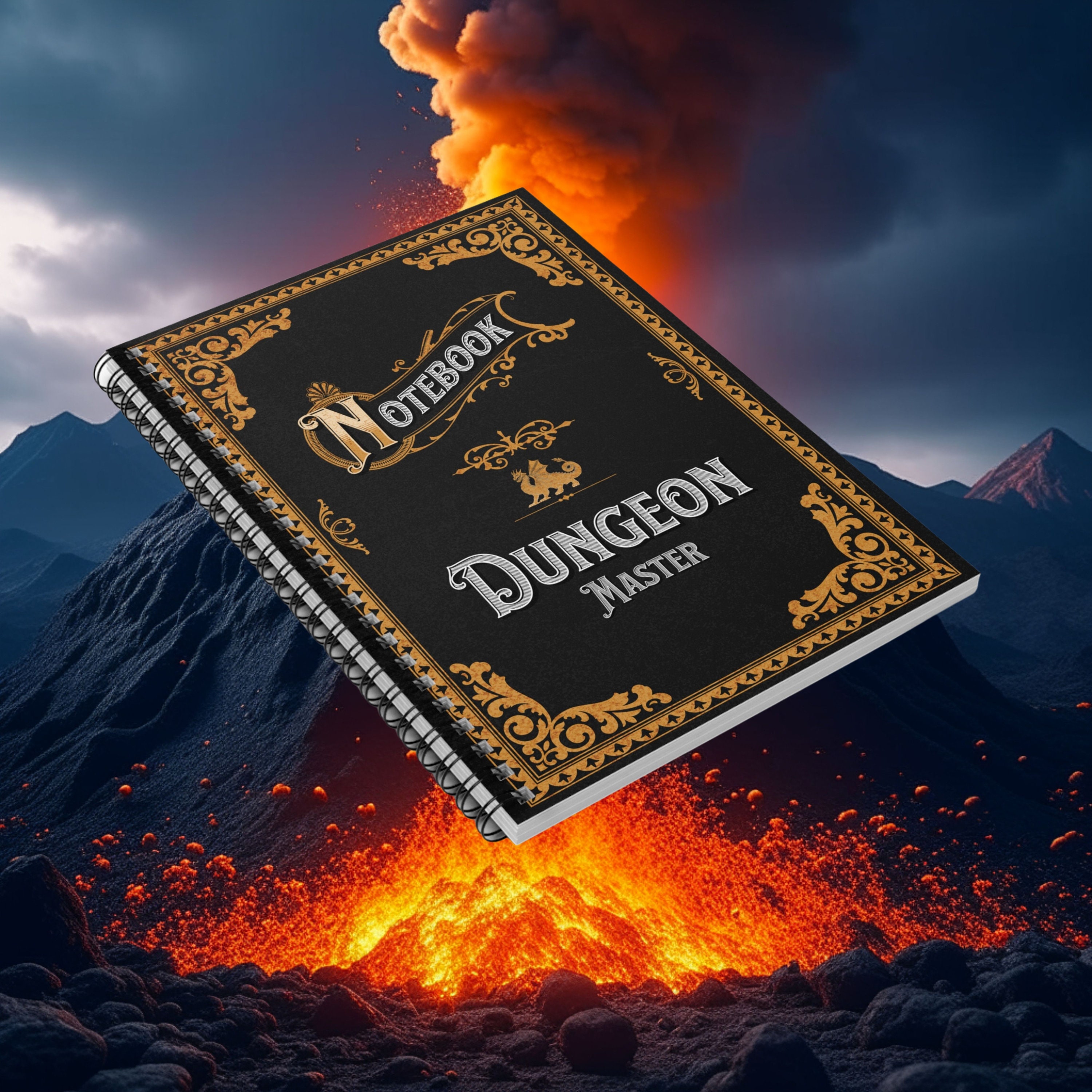 Dnd Journal, Dungeon Master Spiral Notebook - Ruled Line, Dnd ...