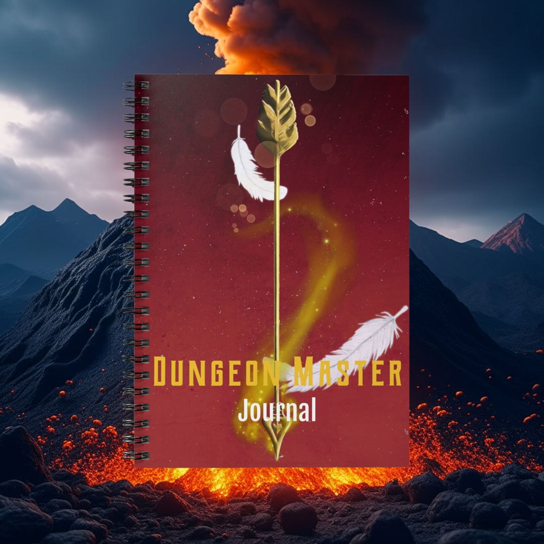 Dnd Journal Dungeon Master Spiral Notebook Ruled Line Dnd - Etsy
