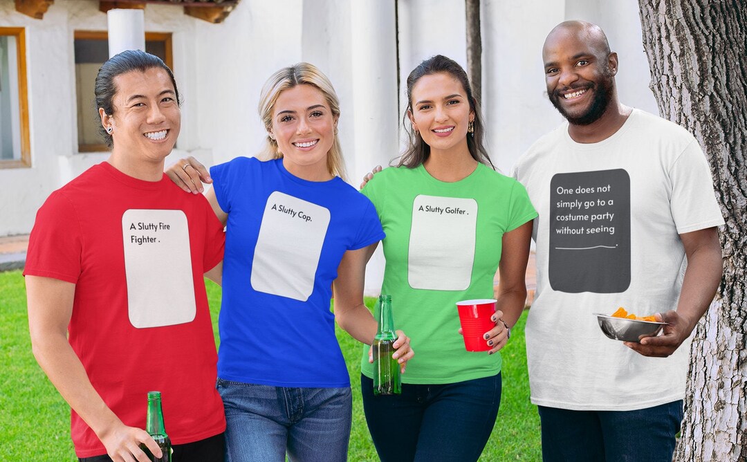 Halloween Costume Shirt for Groups, Family Halloween Costumes, Cards ...