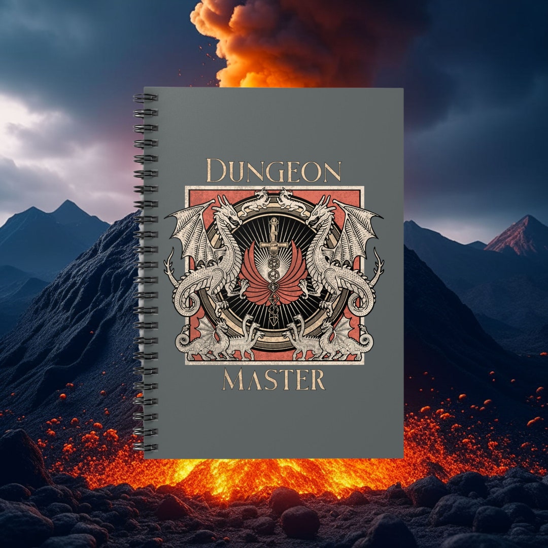 Dnd Journal, Dungeon Master Spiral Notebook - Ruled Line, Dnd ...