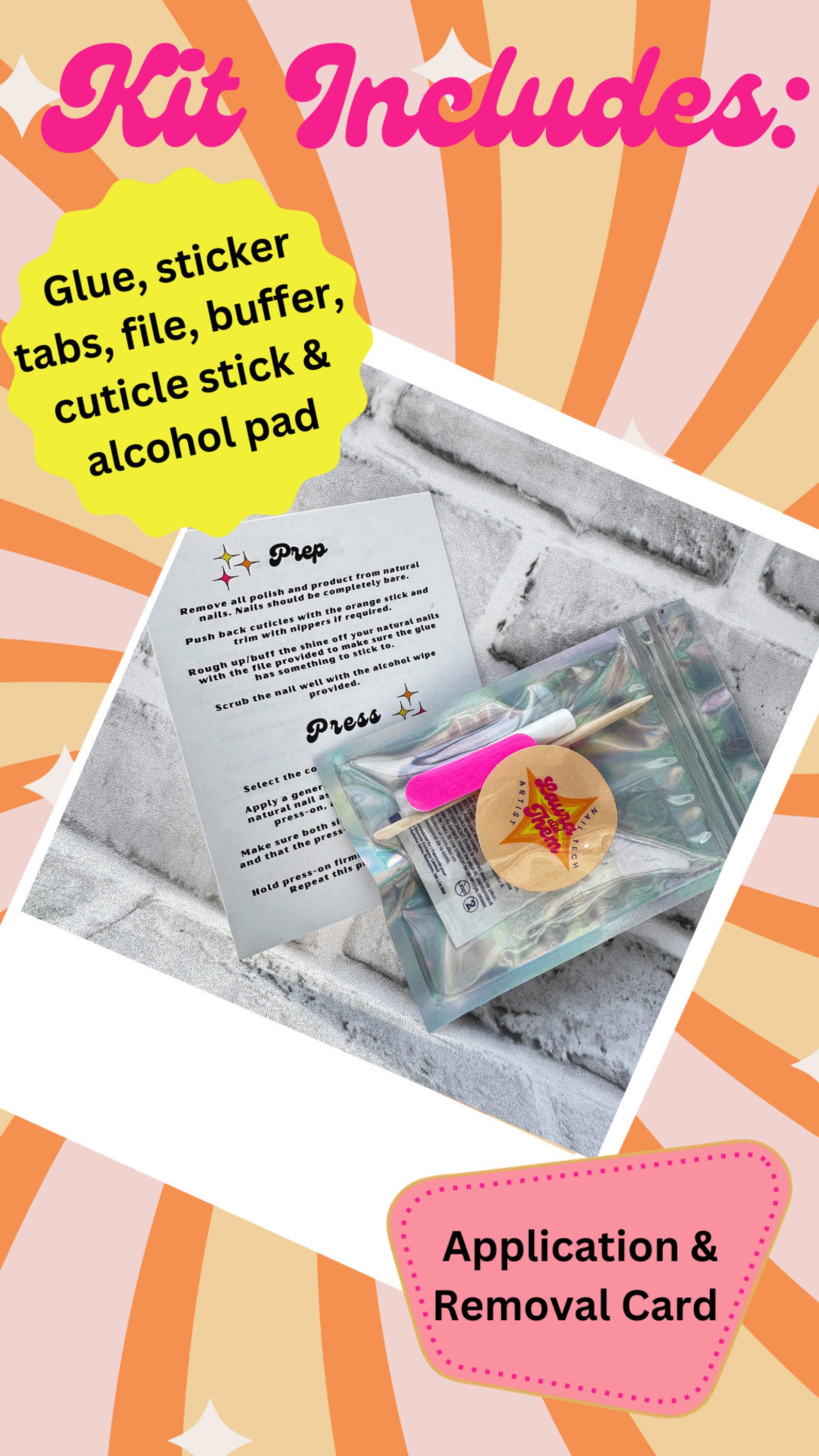 Clueless Inspired Press on Nails / Hand Painted Nails, False Nails ...