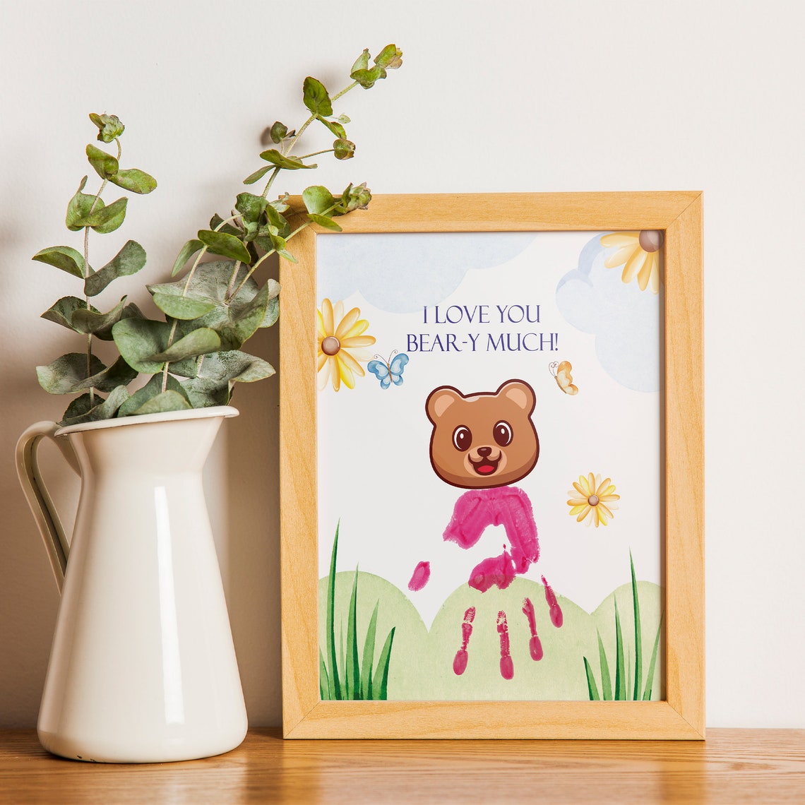 Mothers Day Handprint Art Activity, Mothers Day Keepsake Gift, Mothers ...