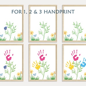 Mothers Day Handprint Art Activity, Mothers Day Keepsake Gift, Mothers ...