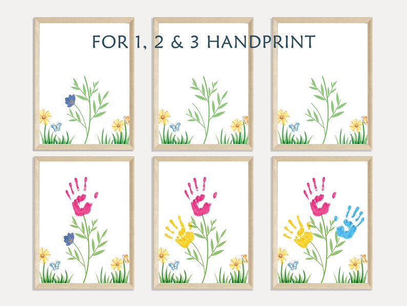 Mothers Day Handprint Art Activity, Mothers Day Keepsake Gift, Mothers ...