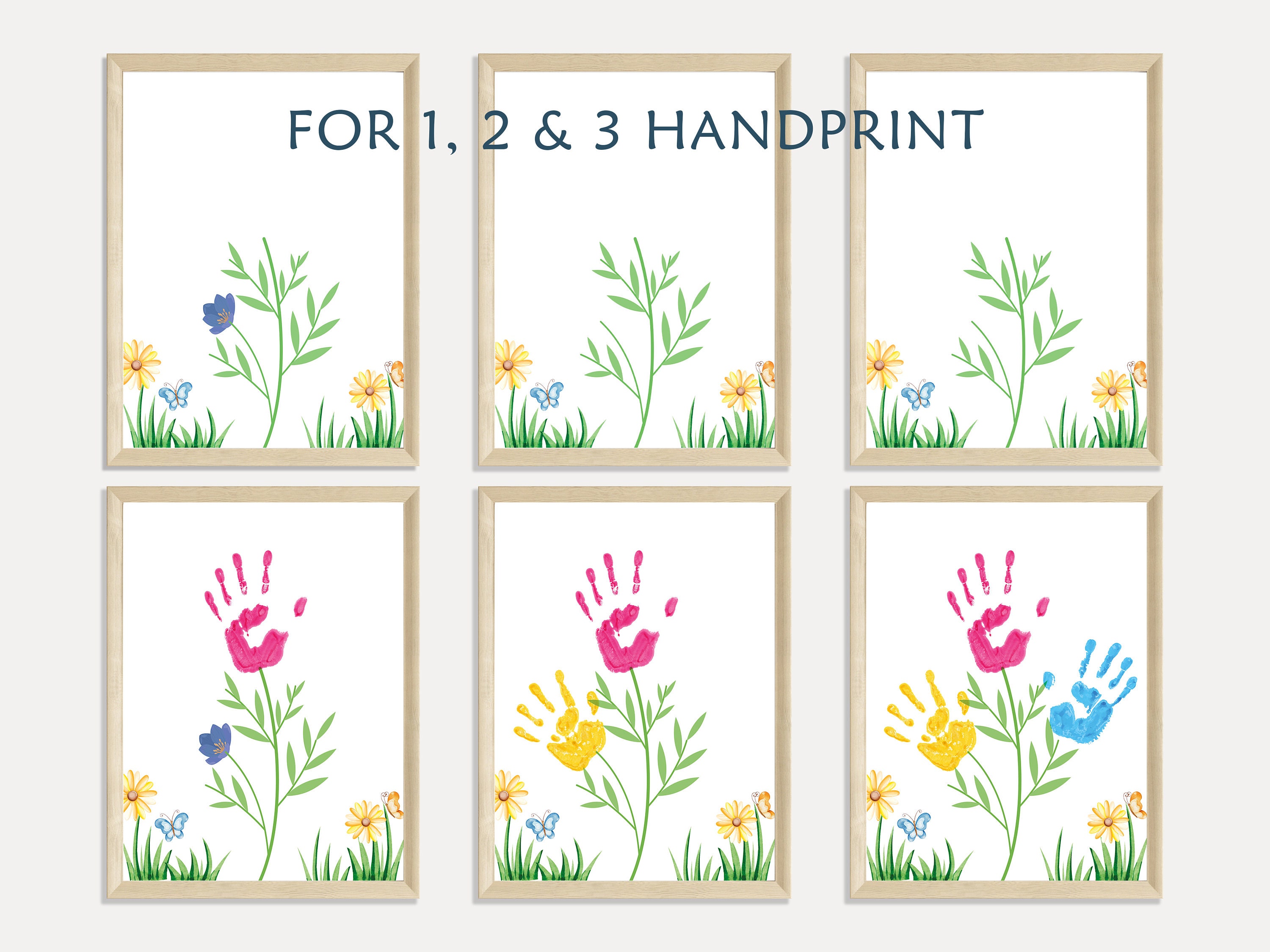 Mothers Day Handprint Art Activity, Mothers Day Keepsake Gift, Mothers ...