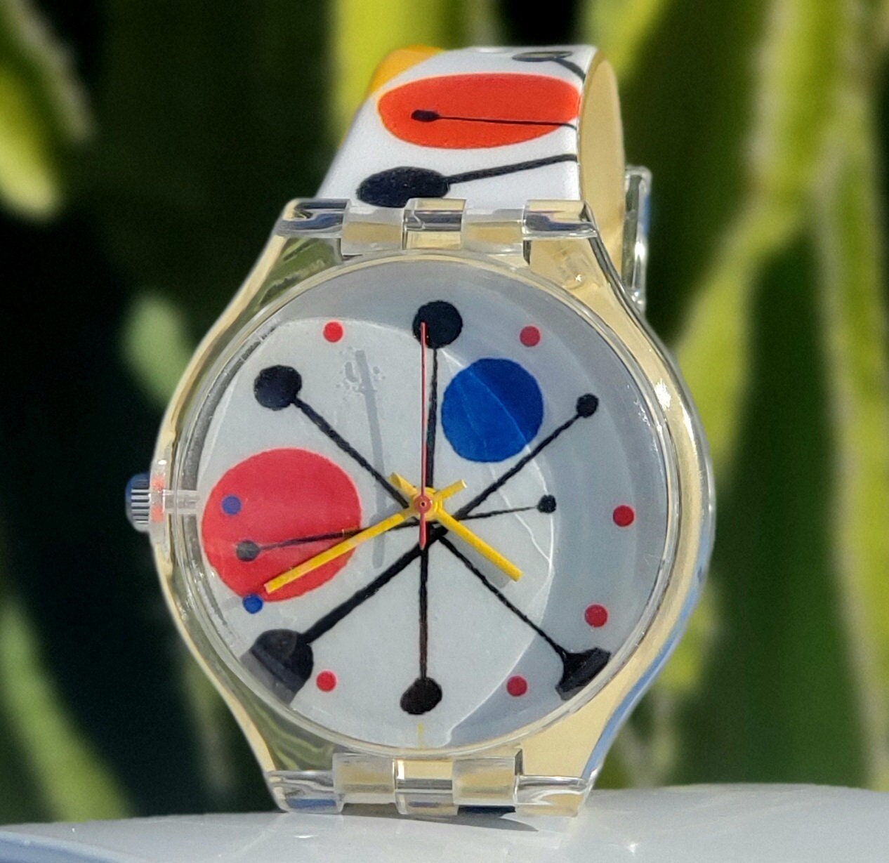Alexander Calder Art Watch Modern Wristwatch Colorful Geometric ...