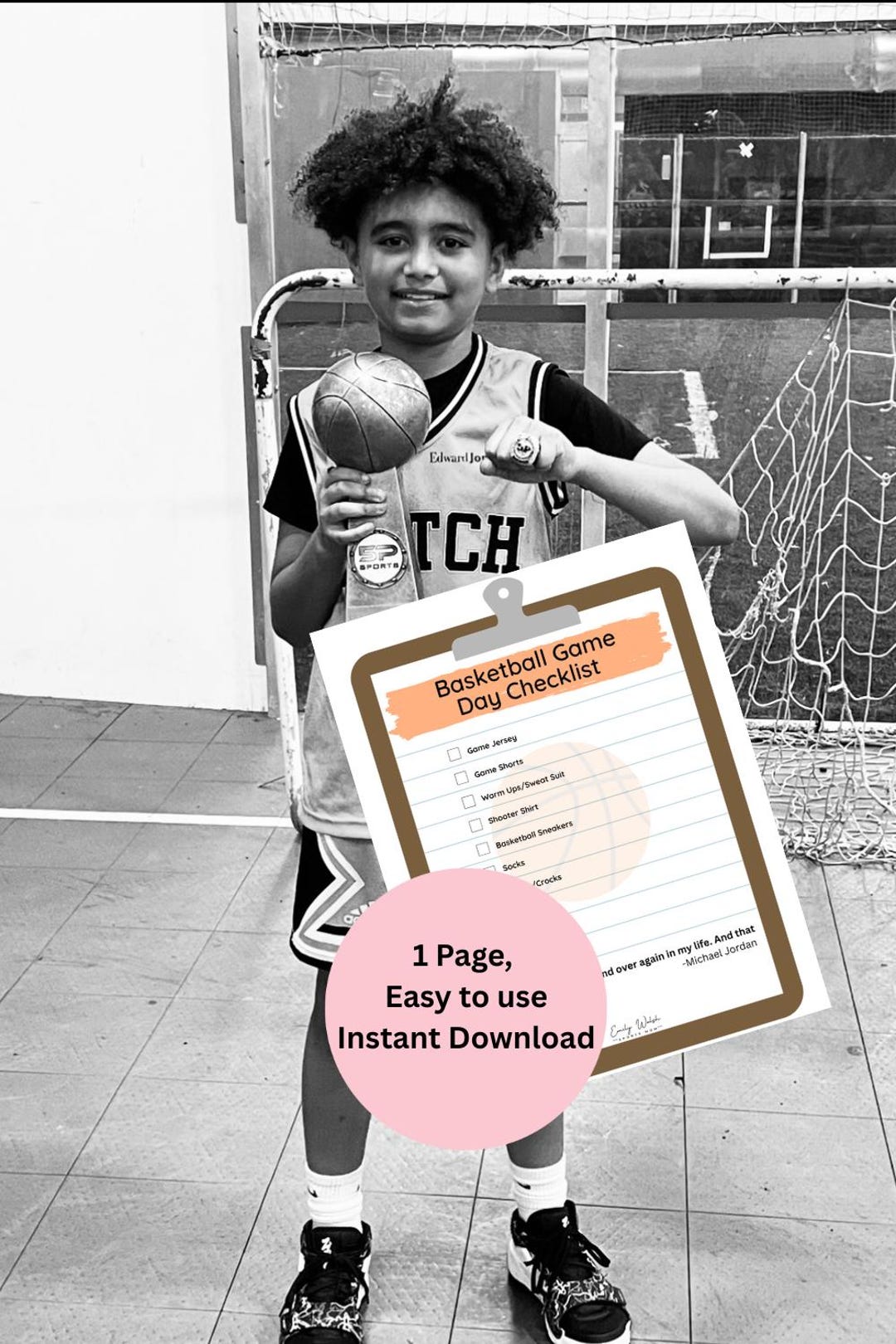 Printable Basketball Packing List | Youth Basketball Game Day Readiness ...