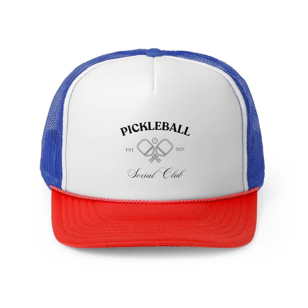 Pickleball Trucker Caps - Fun and Sporty Headwear for Players, Gifts ...