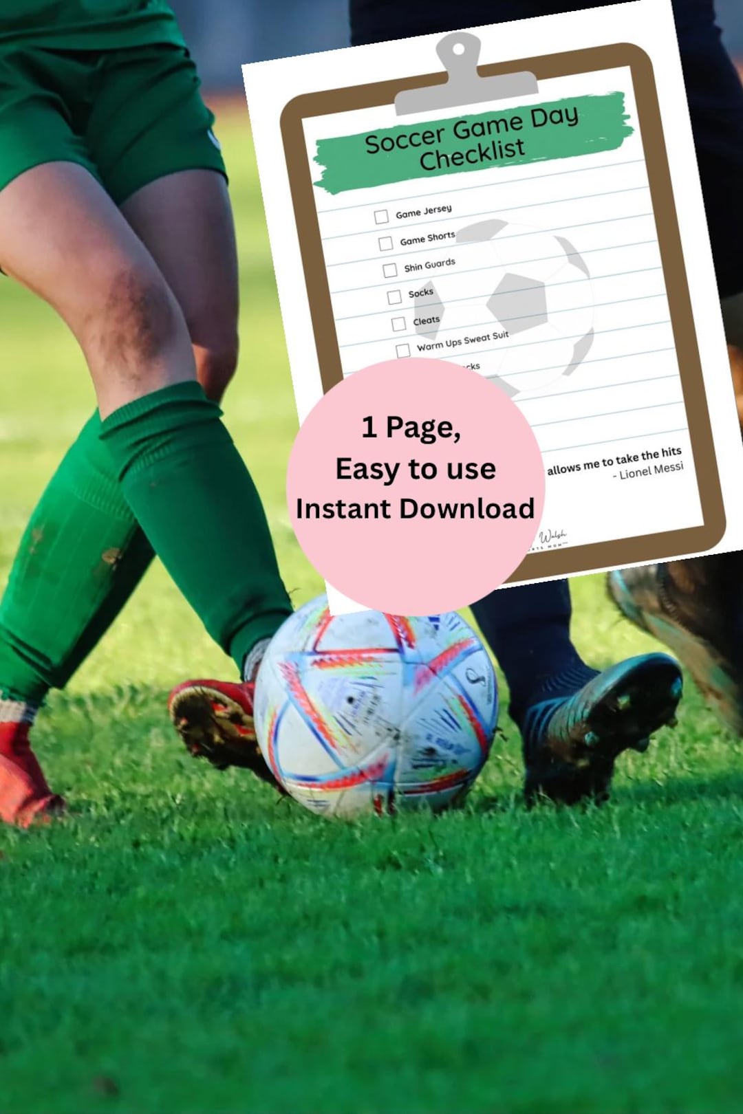Printable Soccer Packing List | Youth Soccer Game Day Readiness ...
