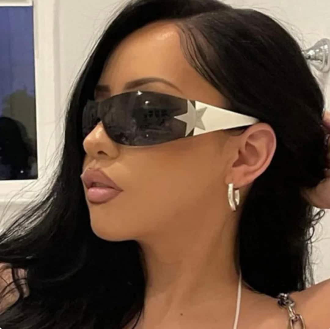 Y2K Punk Sports Sunglasses Designer UV400 Glasses for Women and Men ...