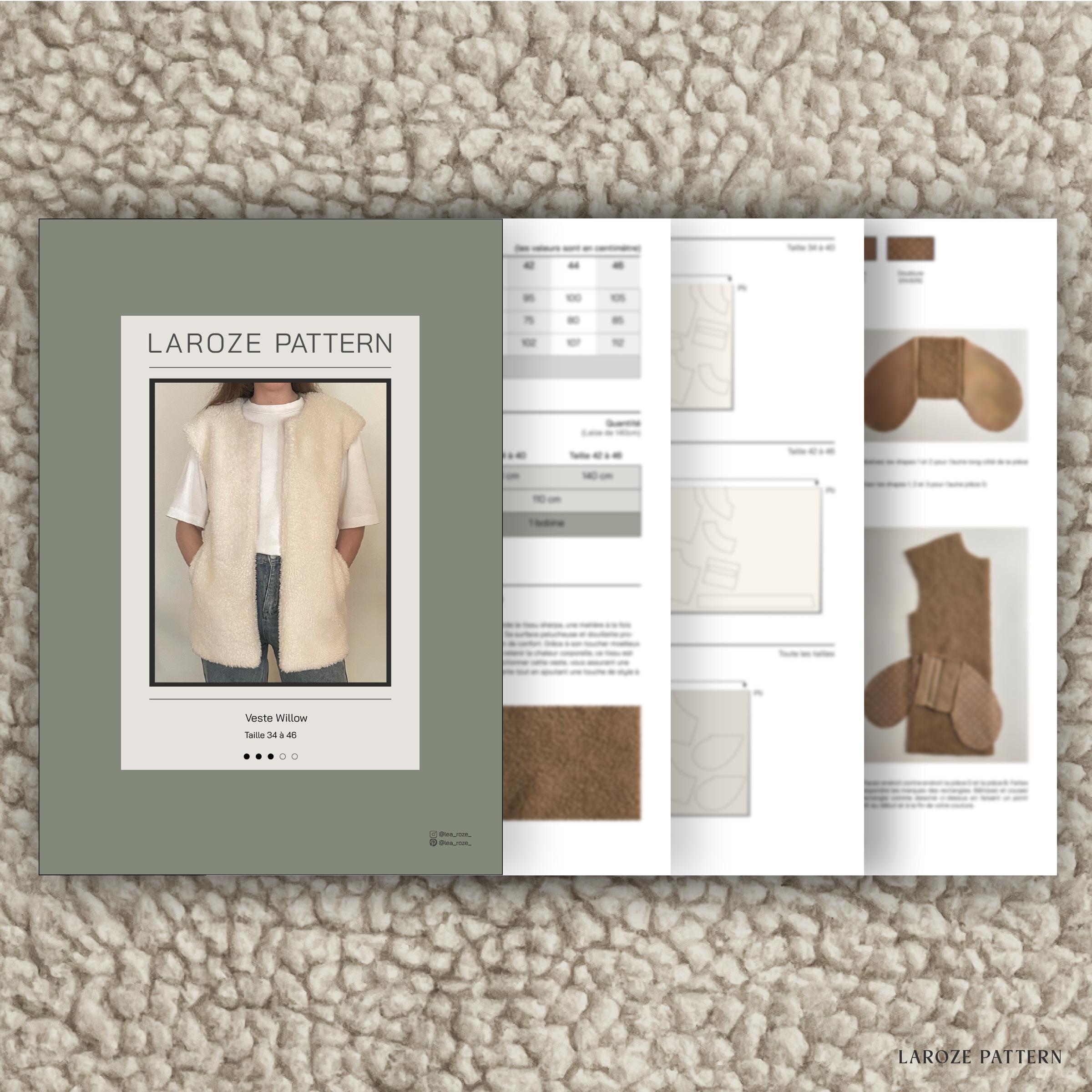 Sleeveless Vest L PDF Sewing Pattern - Etsy