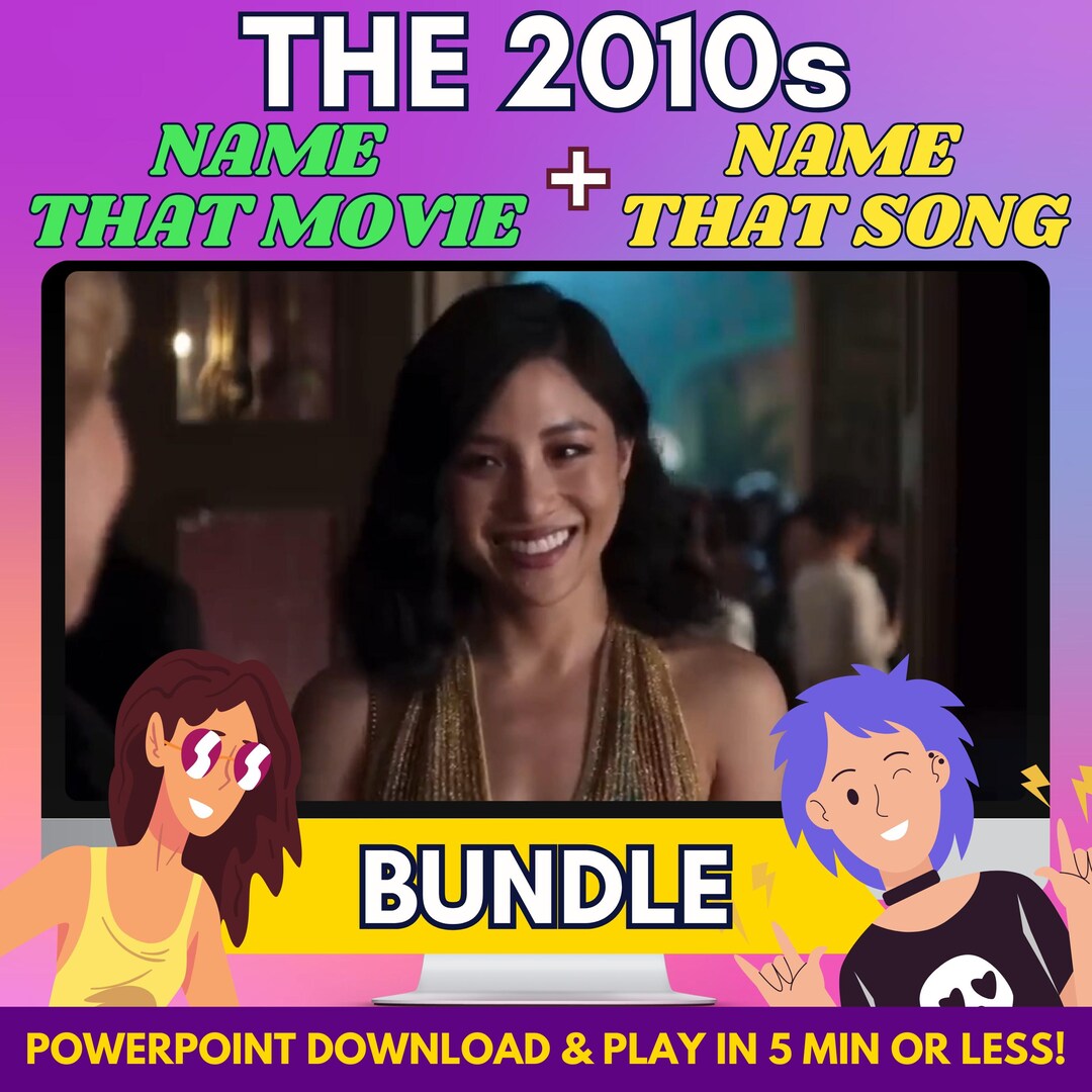 2010s Name That Movie & Name That Song Party Game Bundle - Powerpoint ...