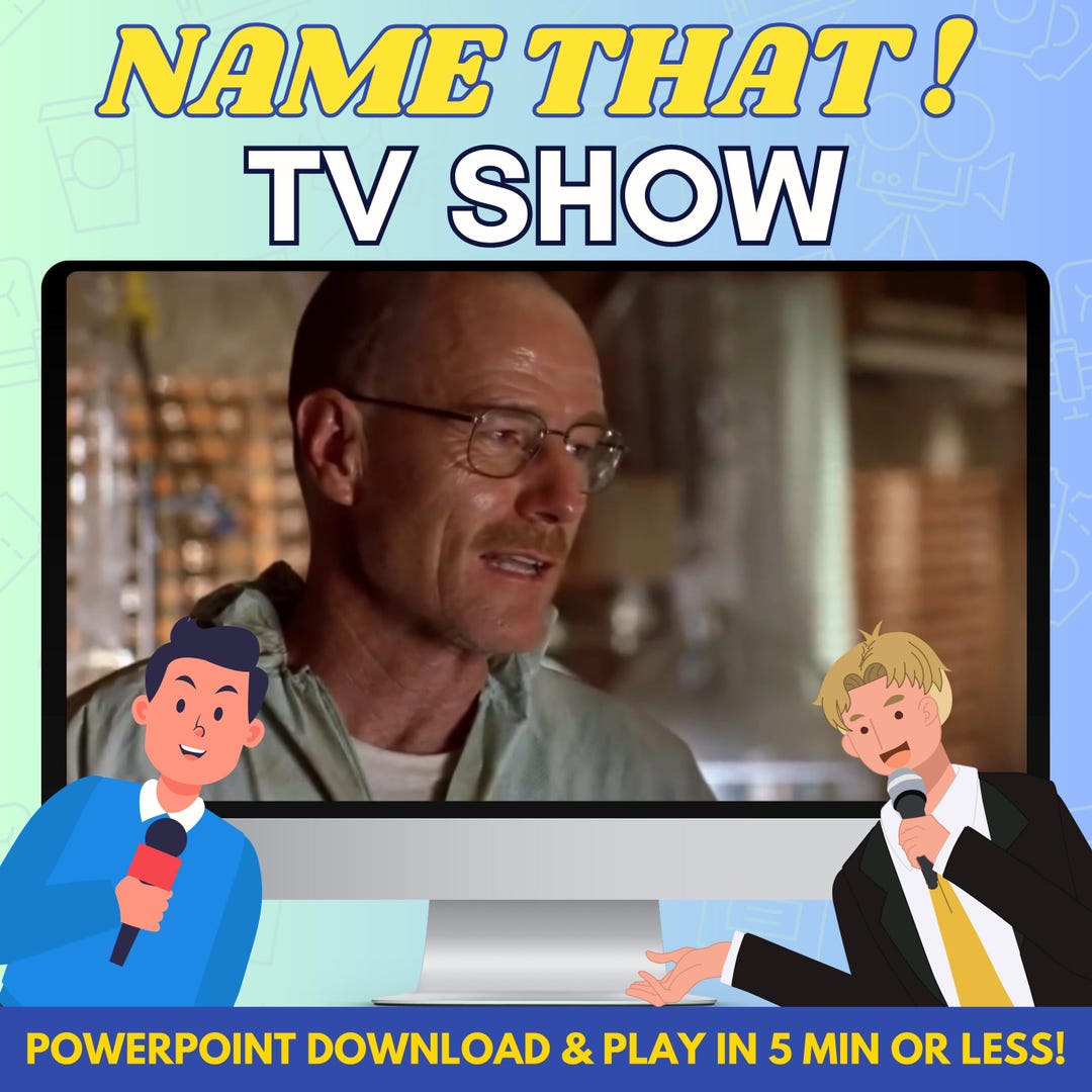 Name That TV Show Party Game Bundle (guess the TV Show) - Powerpoint ...
