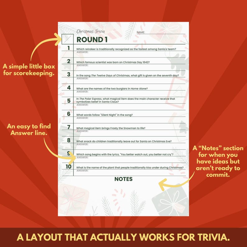 Christmas Trivia for KIDS | Classroom Game | Family Fun | Christmas ...