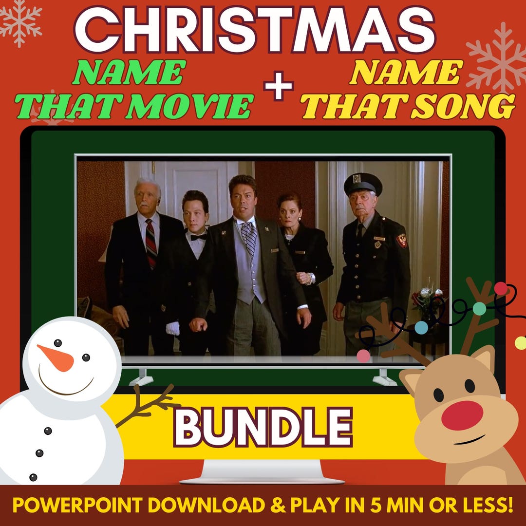 Guess That Christmas Movie & Song Game | Christmas Trivia (powerpoint ...
