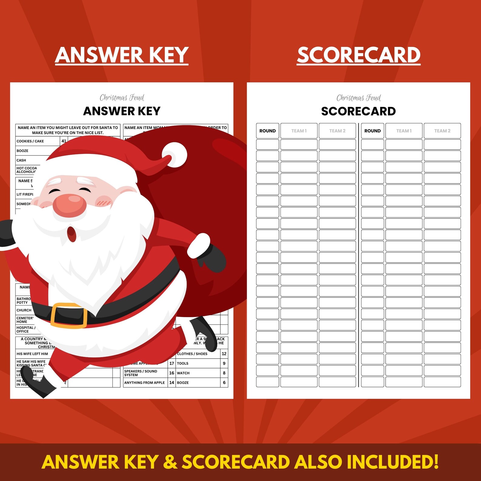 Christmas Family Feud - Powerpoint Download | Christmas Party Game ...