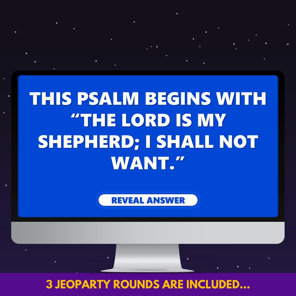 Bible Jeoparty Powerpoint Game: Church Trivia (digital Download) - Etsy