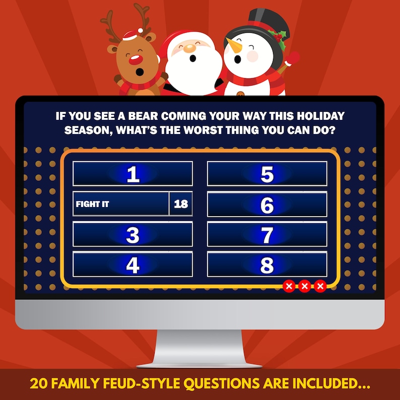 Christmas Family Feud - Powerpoint Download | Christmas Party Game ...