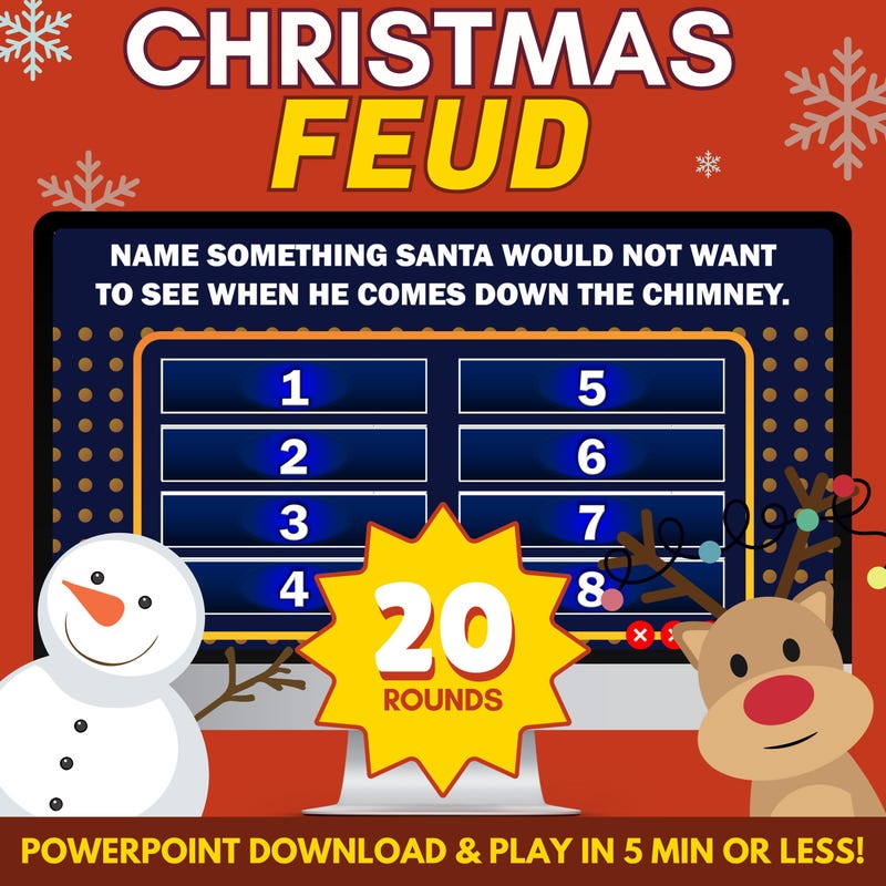 Christmas Family Feud - Etsy
