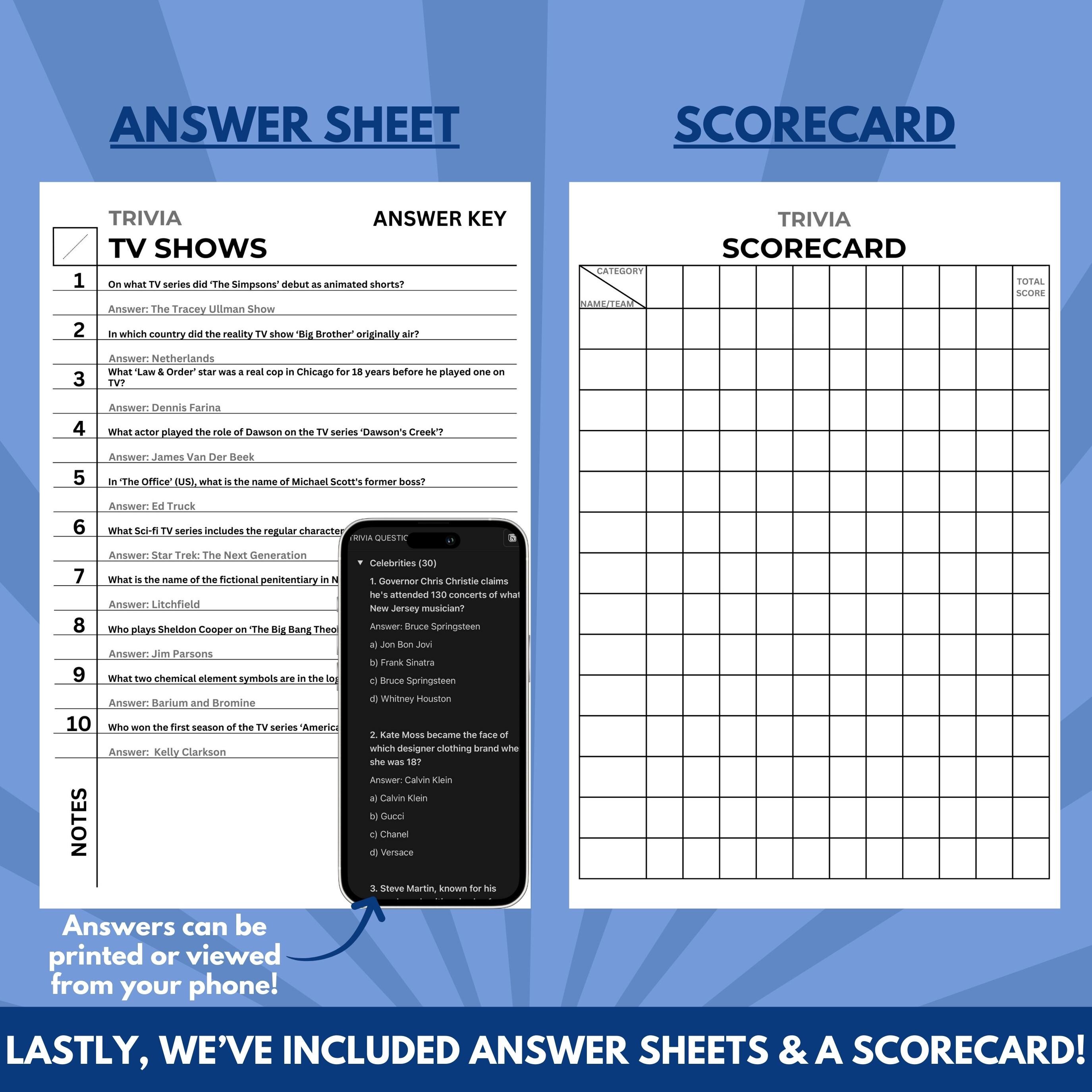 4,000+ Trivia Questions Game: General Knowledge, Pub Quizzes (google ...