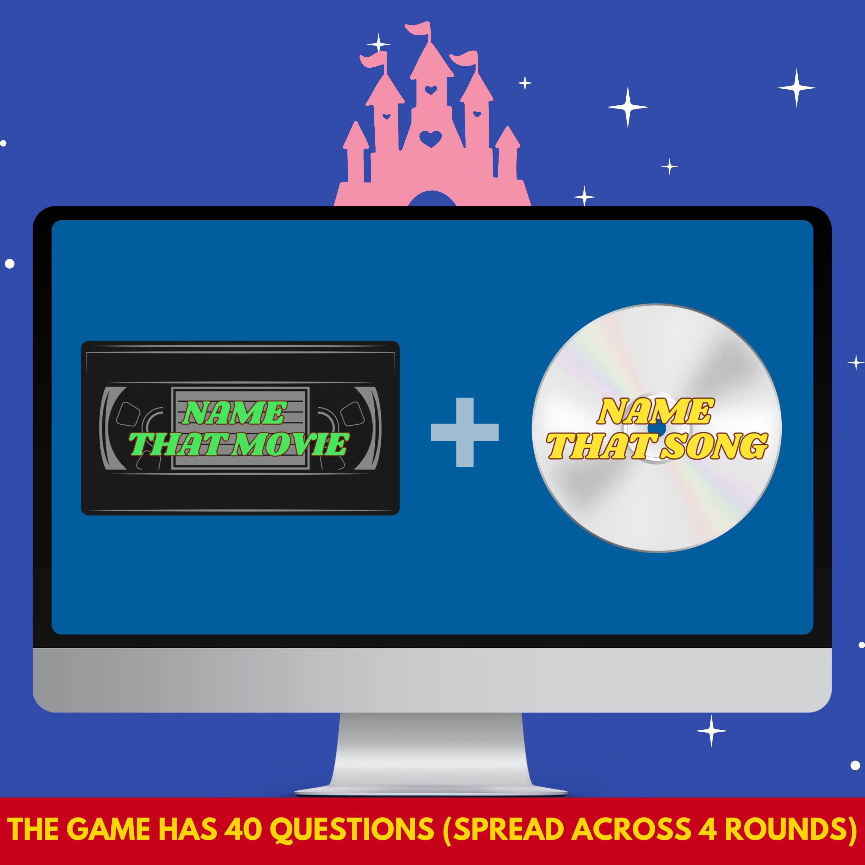 Disney Trivia Game Bundle – Name That Movie & Song (powerpoint Download ...