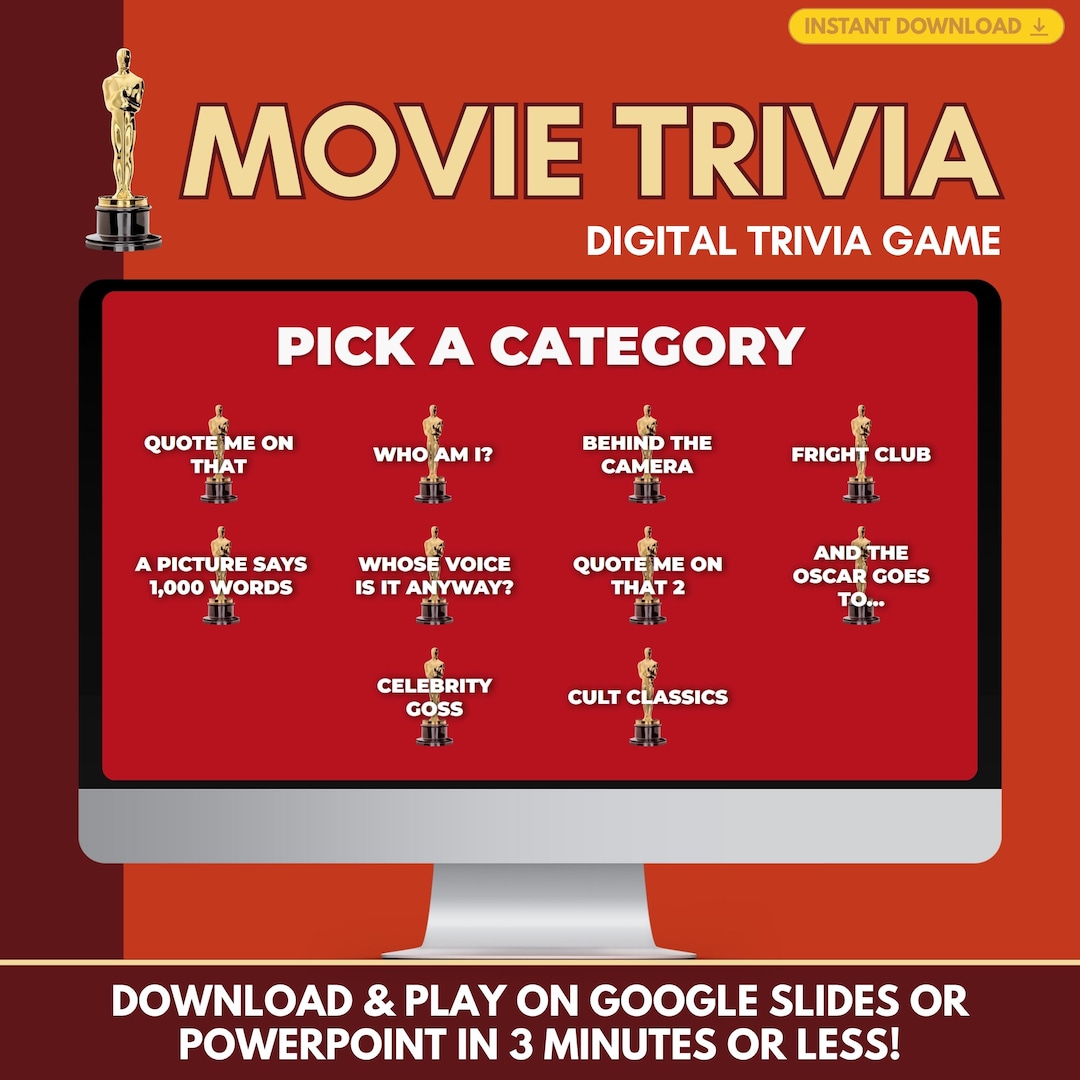 Movie Trivia Game | Entertainment Trivia, Celebrity Trivia, Trivia ...