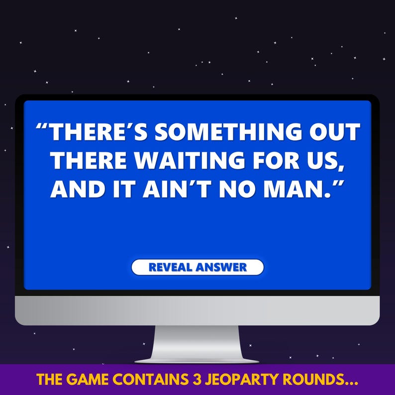 Movie Jeopardy Powerpoint Game: Film Trivia for Family Game Night ...