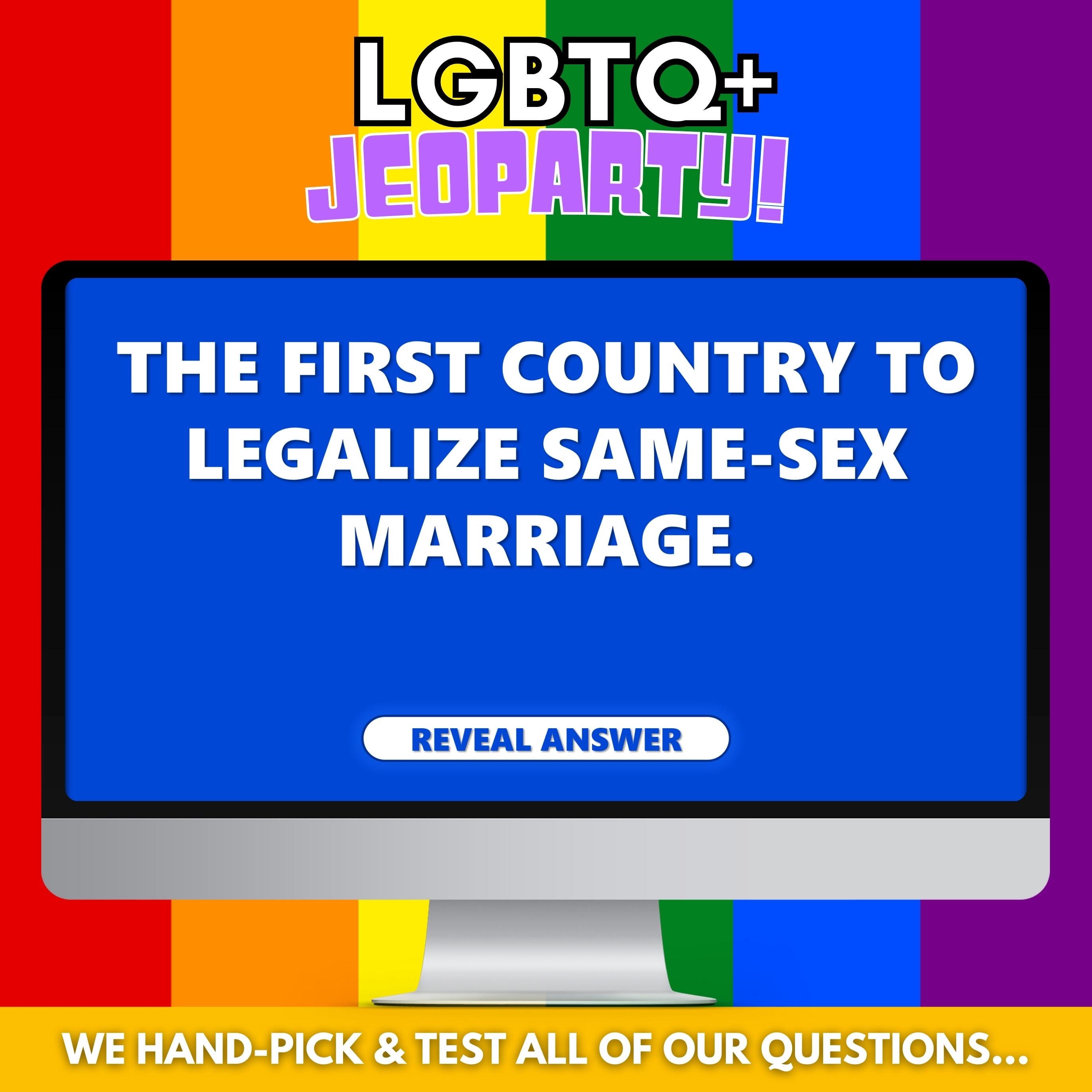 LGBTQ+ Trivia Jeoparty Game: Pride Month Powerpoint (digital Download ...