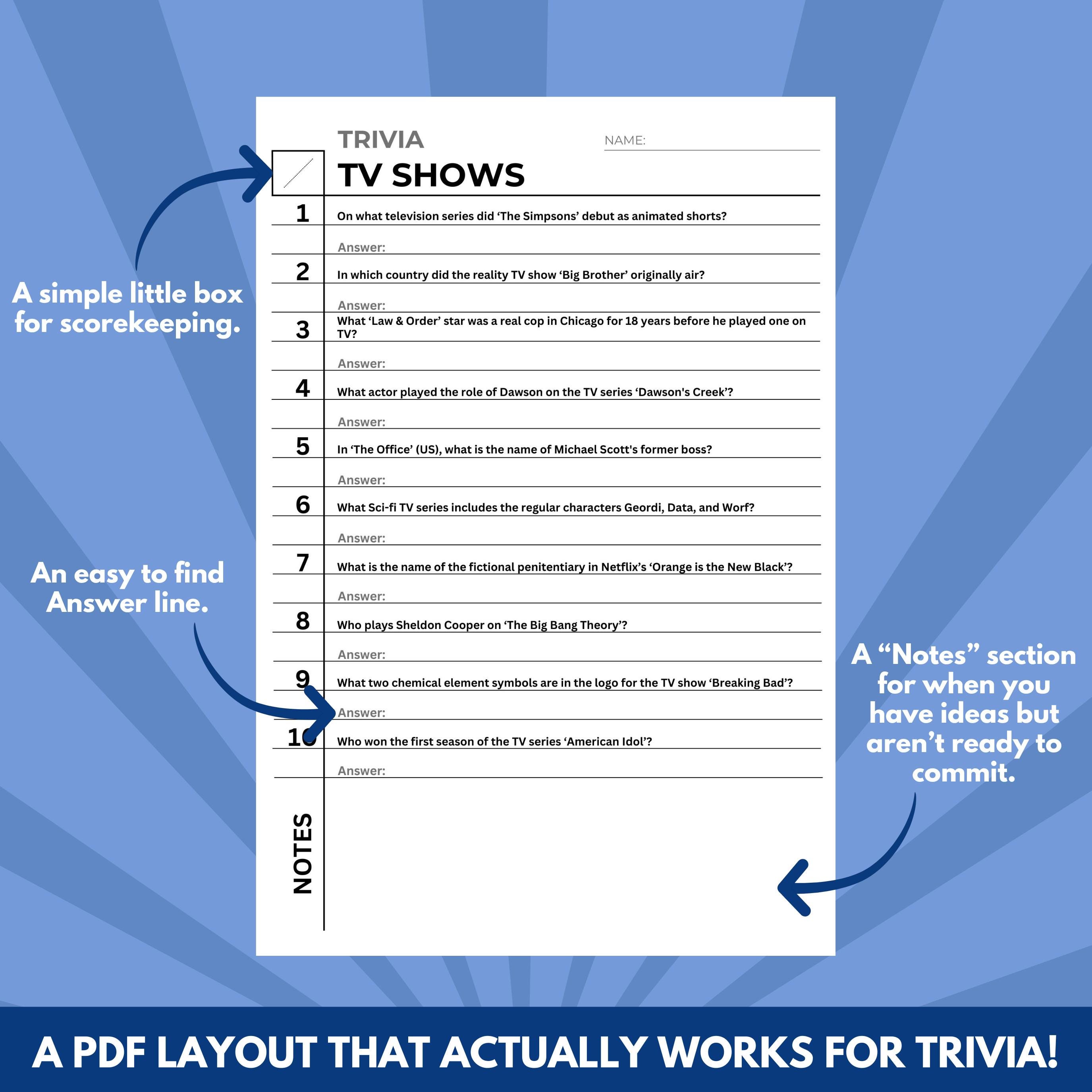 4,000+ Trivia Questions Game: General Knowledge, Pub Quizzes (google ...