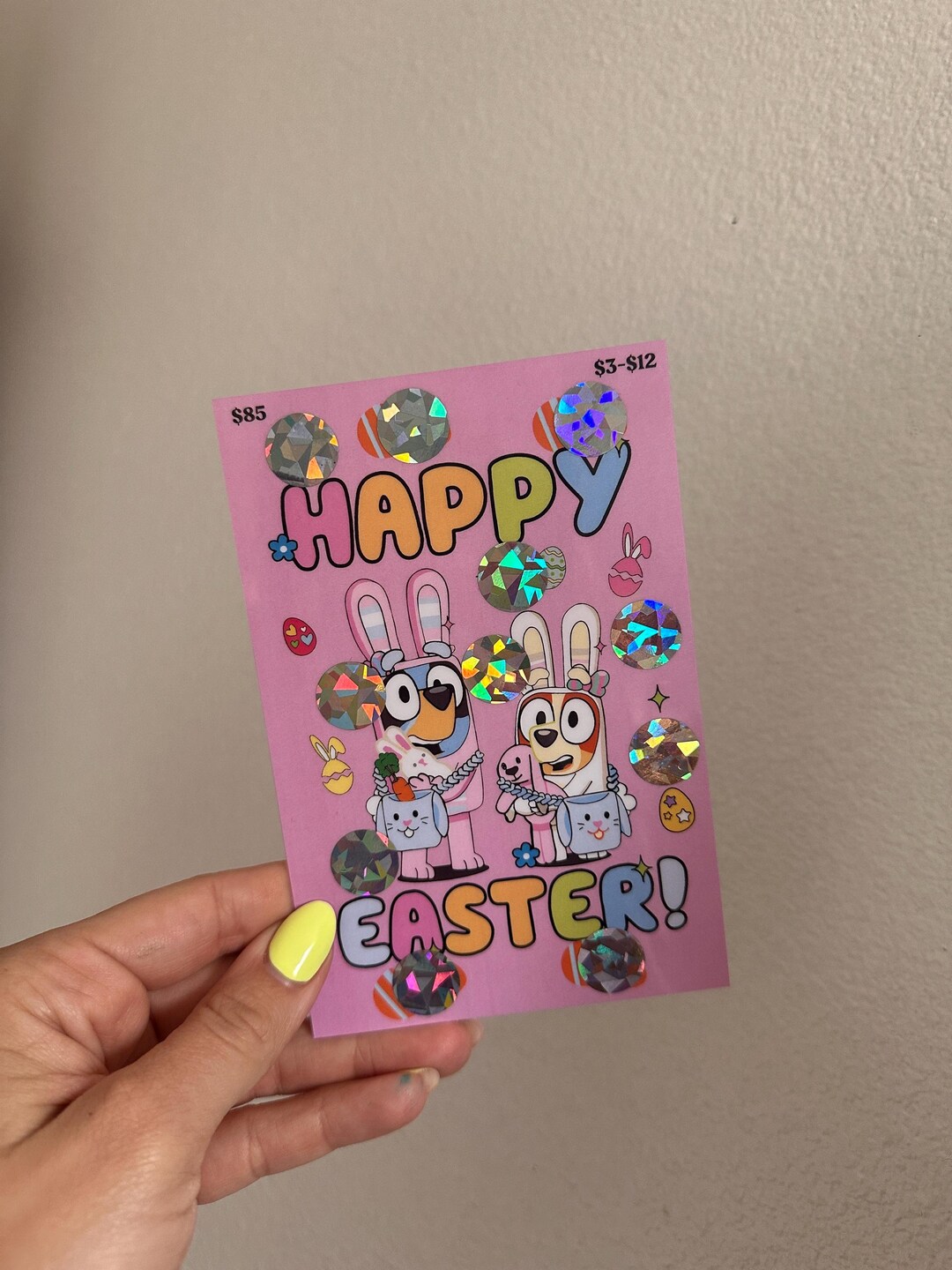 Bluey Easter Scratch Off - Etsy