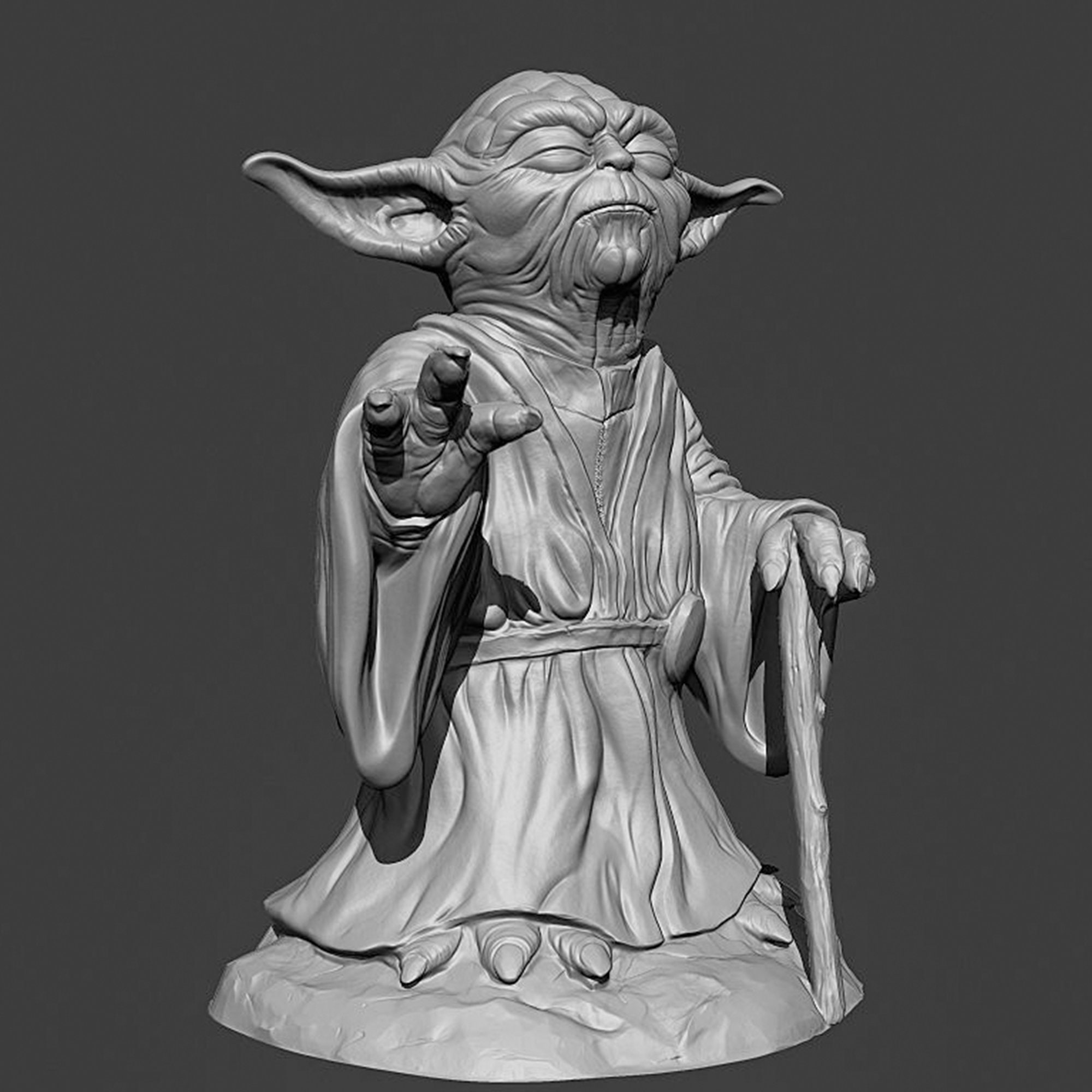 Yoda 3D STL File Starwars Yoda 3D Figure Star Wars Yoda - Etsy