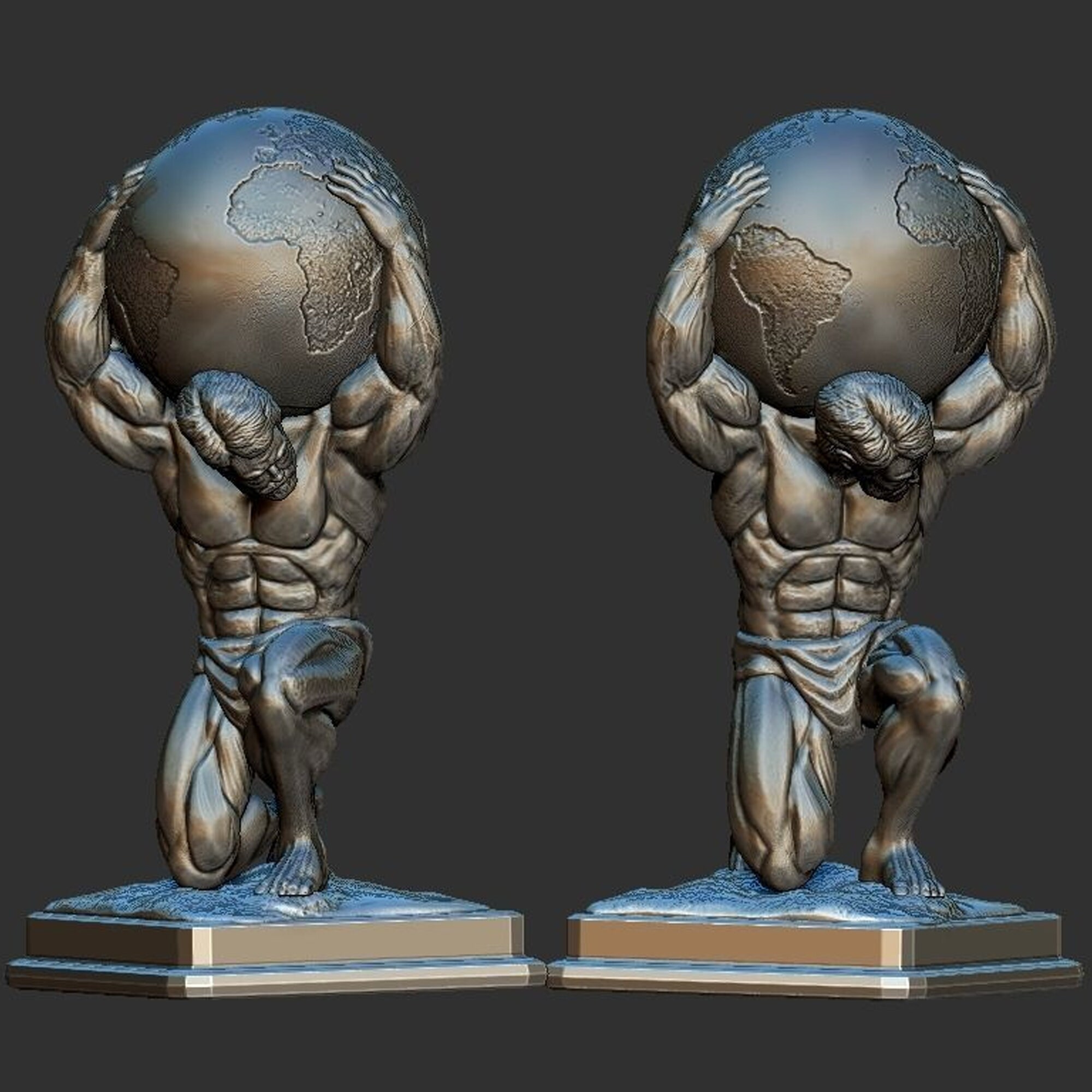 Atlas 3D Print Model Stl File - Etsy