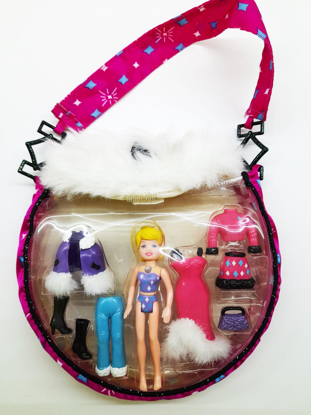 Vintage Polly Pocket Jewels Purse With Polly NEW - Etsy