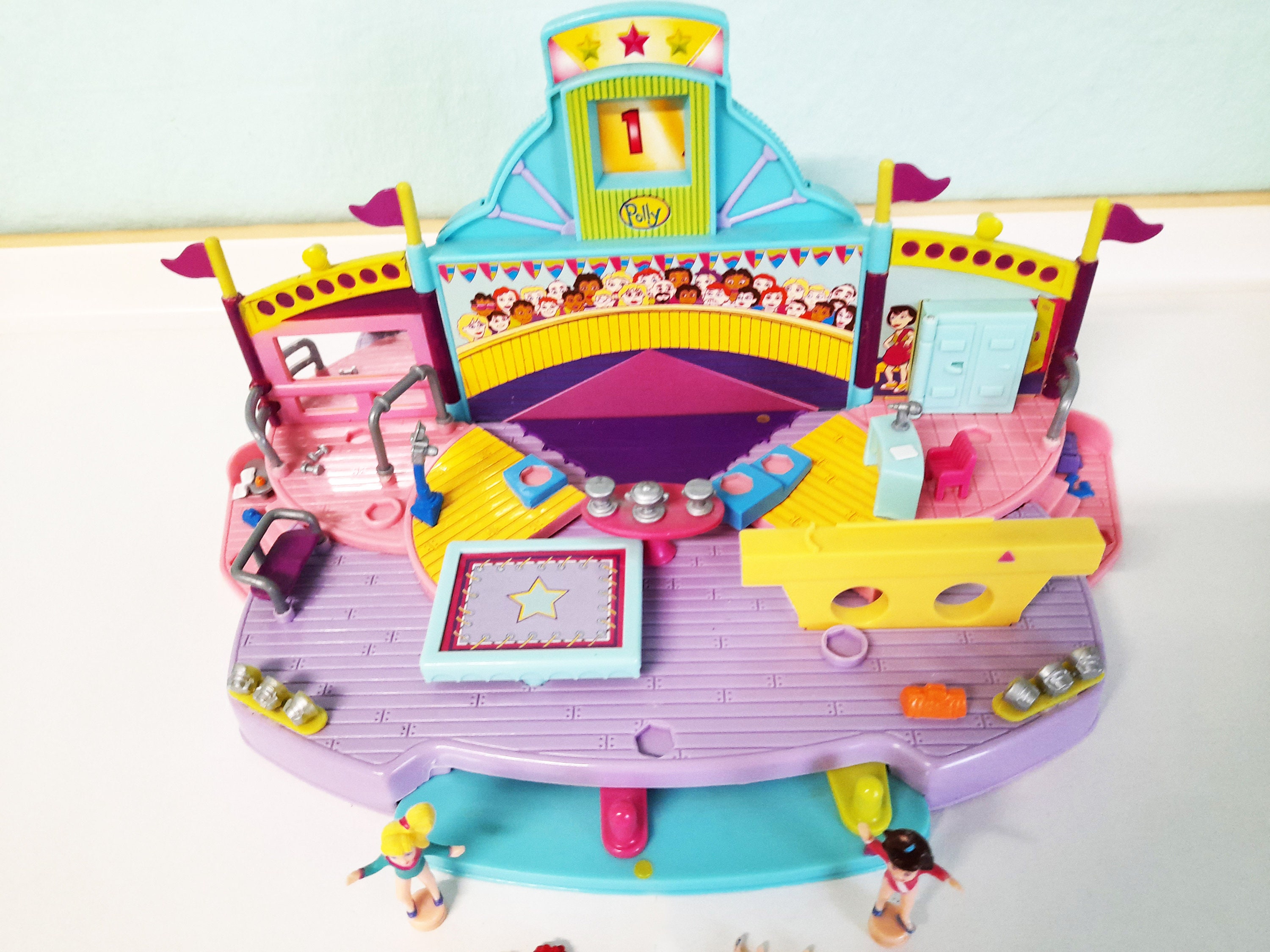 Polly Pocket Bluebird 1999 Gym Turnfest Floor Exercise - Etsy