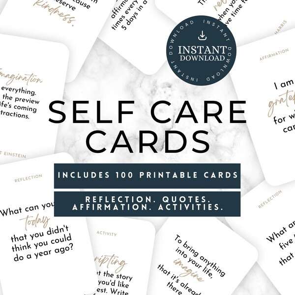 Mental Health Cards - Etsy