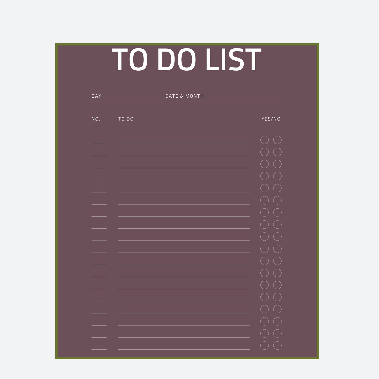 Daily Task Checklist Template,study Planner, Simple Checklist Template ...